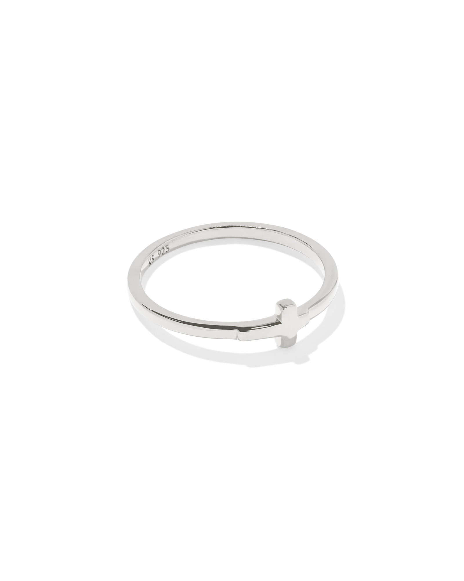 Cross Inline Band Ring in Sterling Silver | Kendra Scott